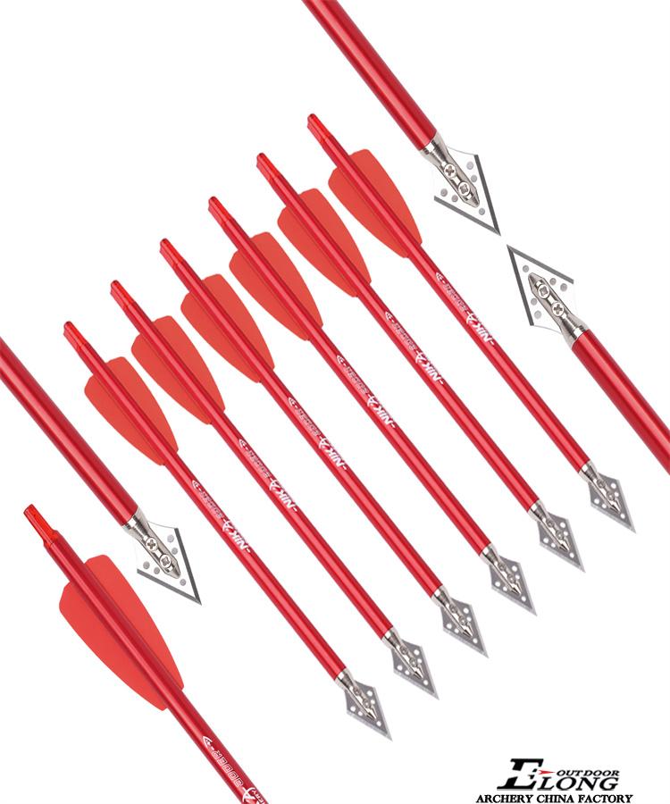 Aluminum Crossbow Bolt with Stainless steel Broadhead 217mm for Adder ...